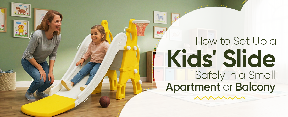 How to Set Up a Kids’ Slide Safely in a Small Apartment or Balcony – Ok ...