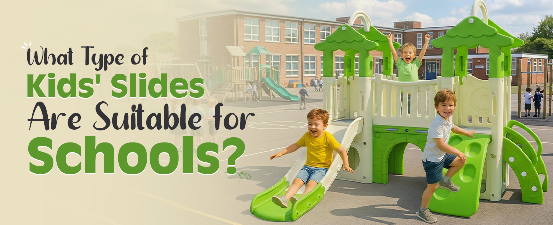 What Type of Kids' Slides Are Suitable for Schools? – Ok Play India